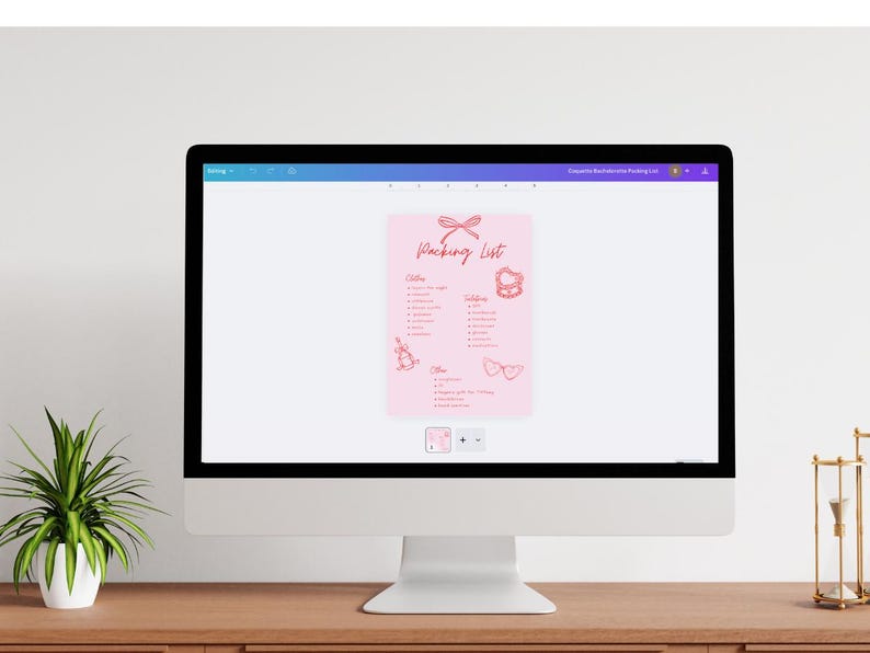 Coquette "she’s Tying the Knot" Bachelorette Party Packing List ...