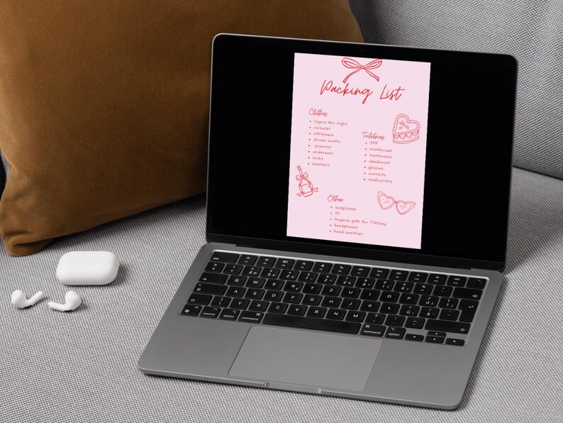 Coquette "she’s Tying the Knot" Bachelorette Party Packing List ...