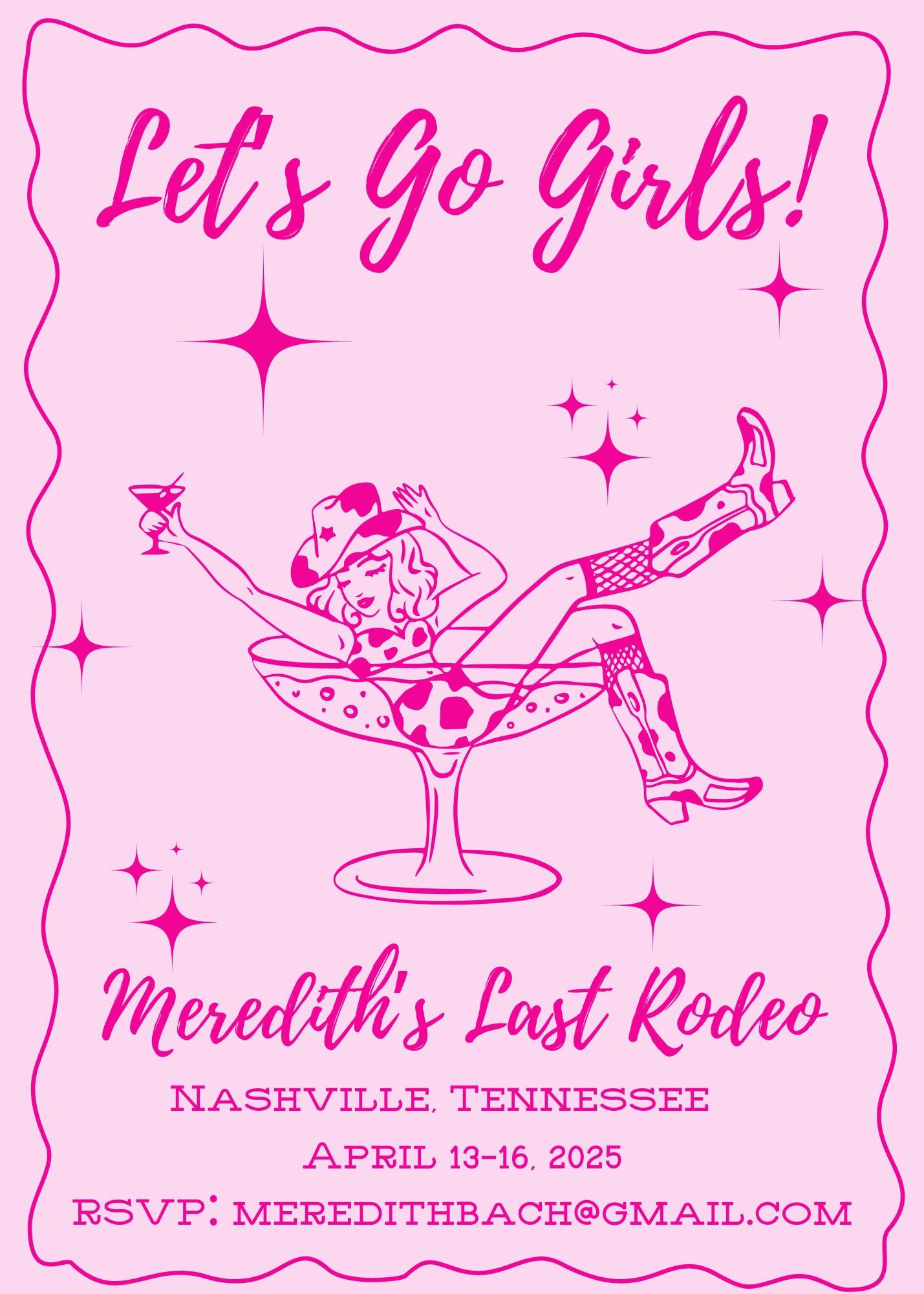 Last Rodeo Bachelorette Party Invitation Template | Fully Customizable ...