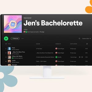 Y2K Playlist Cover | 2000s-themed Bachelorette| Fully Customizable ...