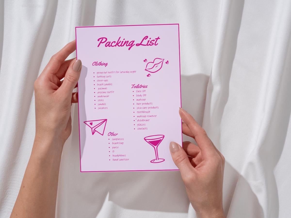 Drunk in Love Bachelorette Party Packing List Template - Etsy