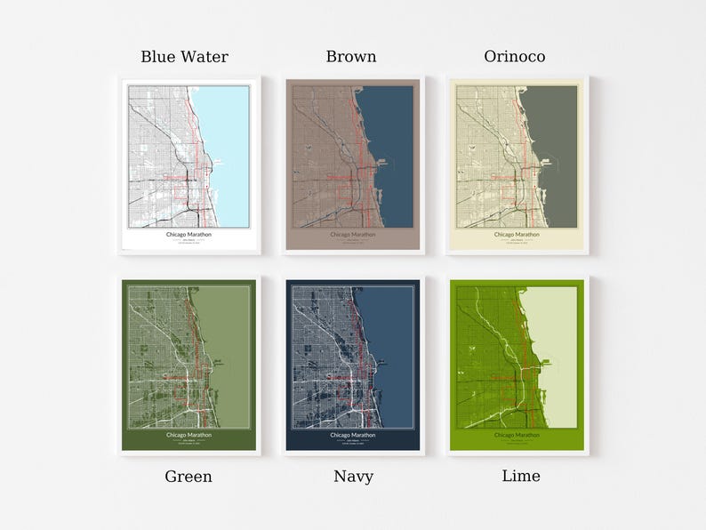 Custom Boston Marathon Route Map, Personalized Boston Marathon Map ...