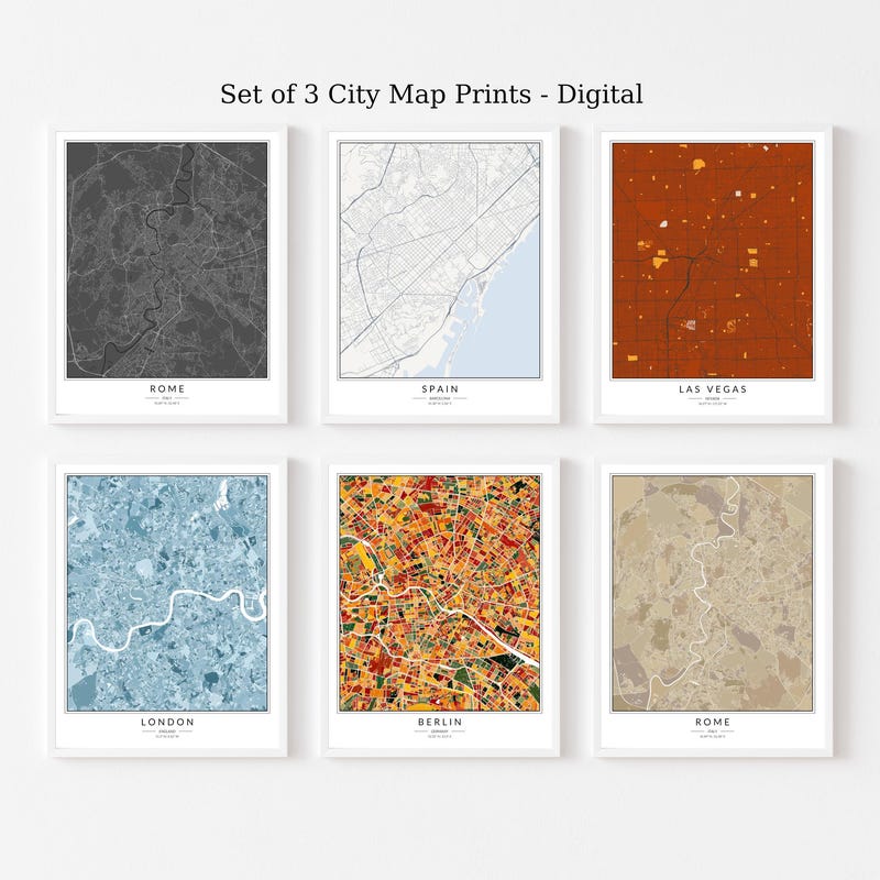 Personalized Map Art - Etsy