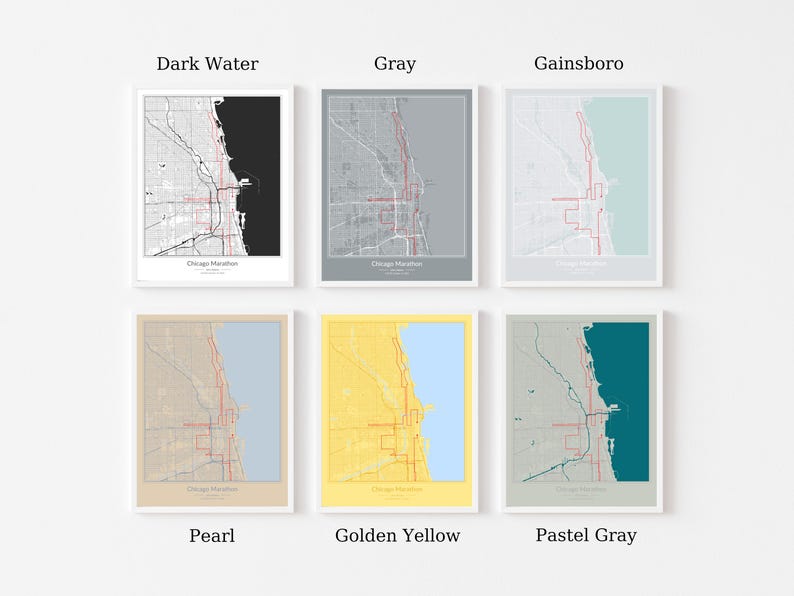 Custom Boston Marathon Route Map, Personalized Boston Marathon Map ...