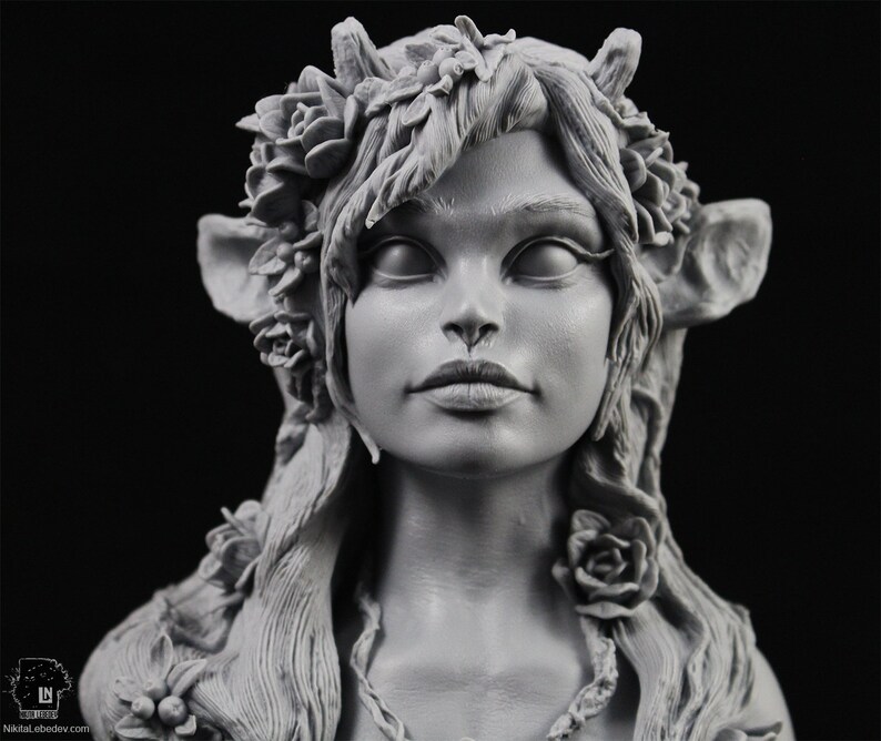 Faun Girl Resin Garage Kit Sculpture, Mythical Goddess Statue - Etsy