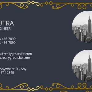 Business Card Template, Label Template, Label Cut File, Business Card ...