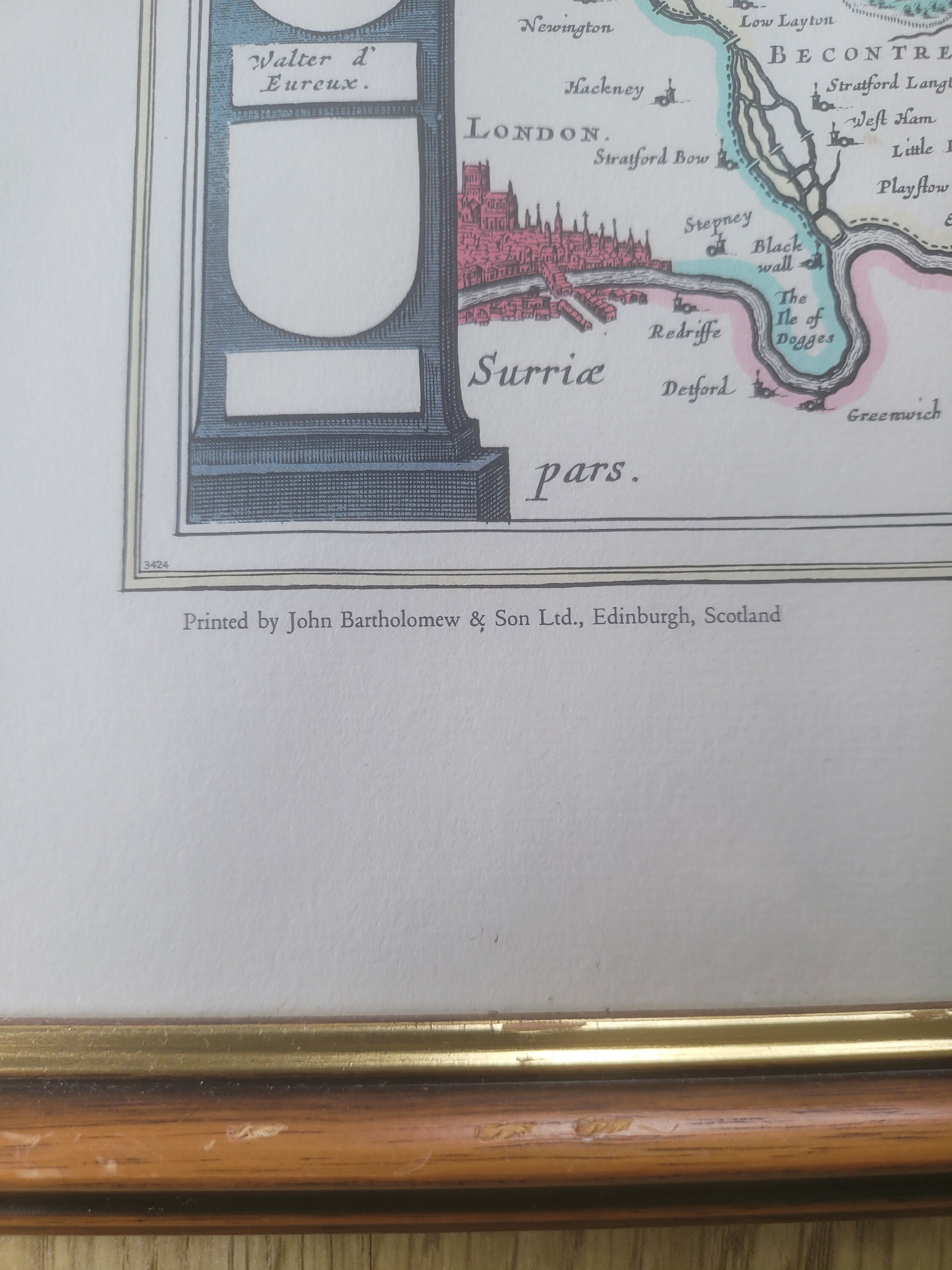 John Bartholomew Map of Essex - Etsy