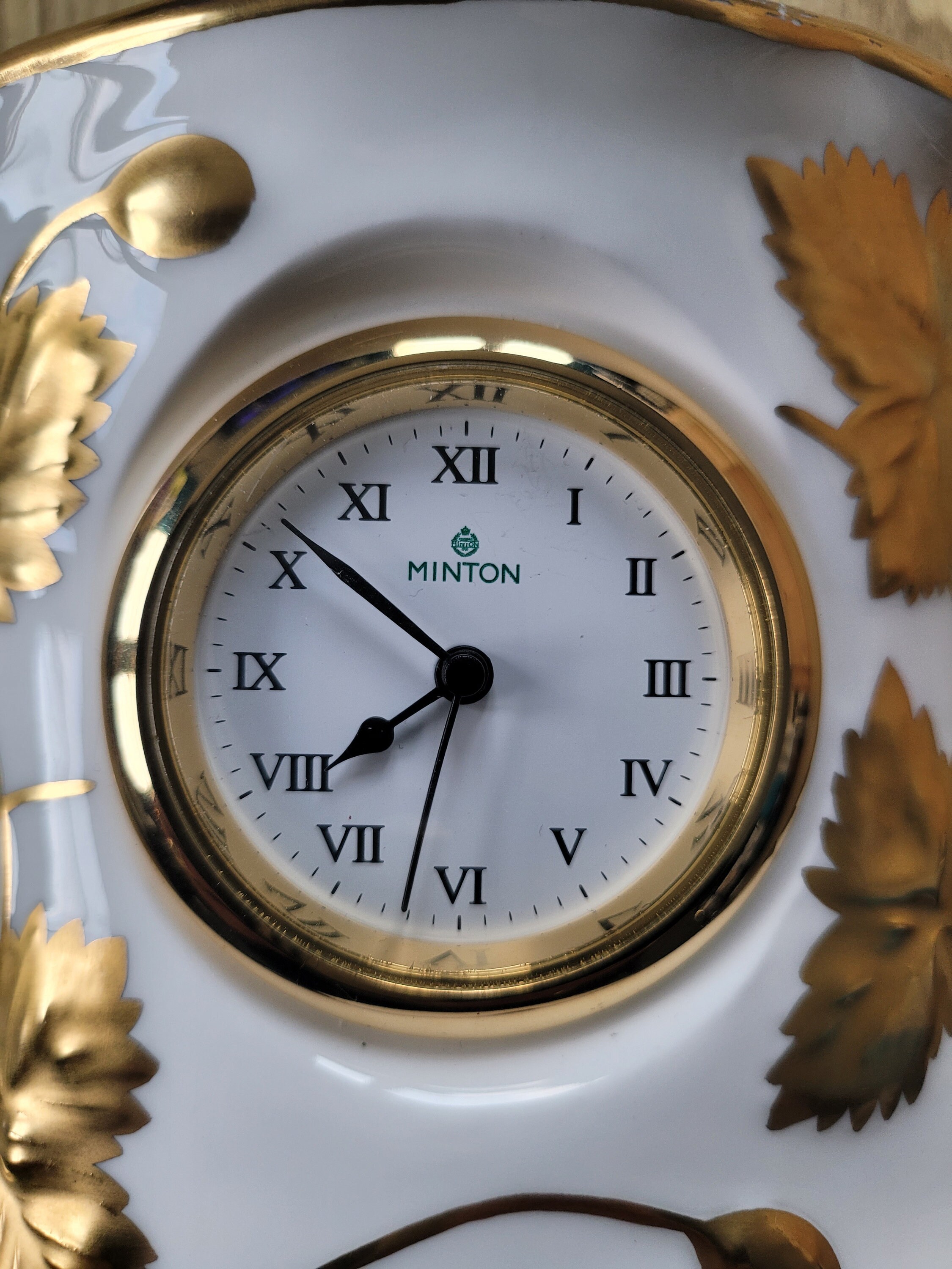 Minton Victoria Strawberry Mantle Clock - Etsy