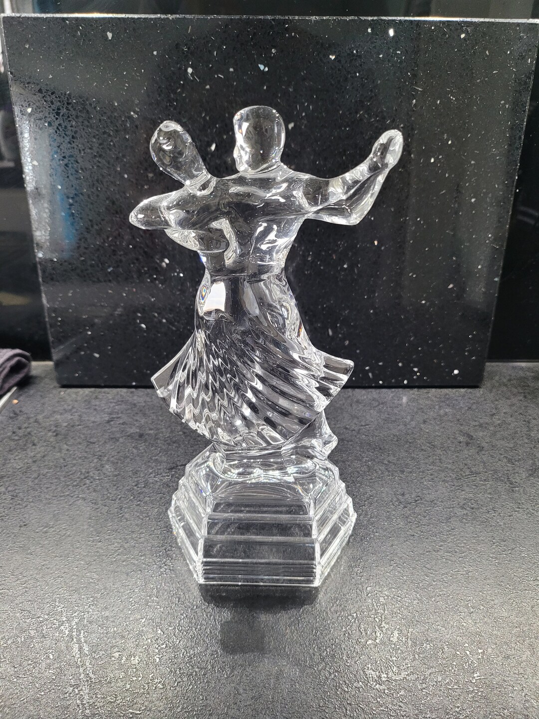Vintage Royal Crystal Rock Dancing Couple - Lead Crystal - Etsy