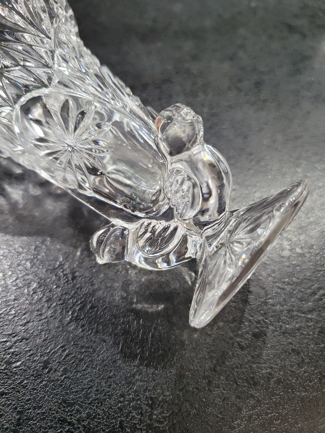 Hofbauer Byrdes Triple Bird Flower Vase - Lead Crystal - Vintage - Etsy