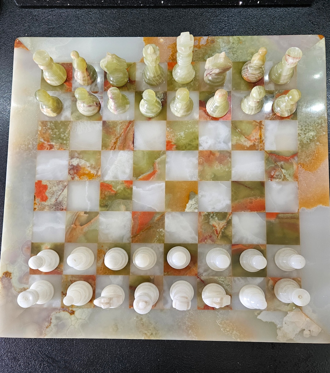 Onyx Marble Chess Set - Etsy