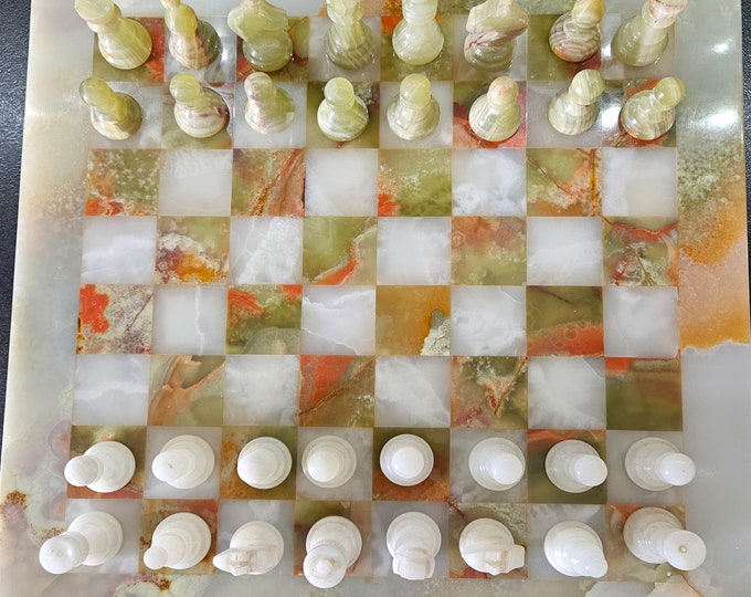 Onyx Marble Chess Set - Etsy