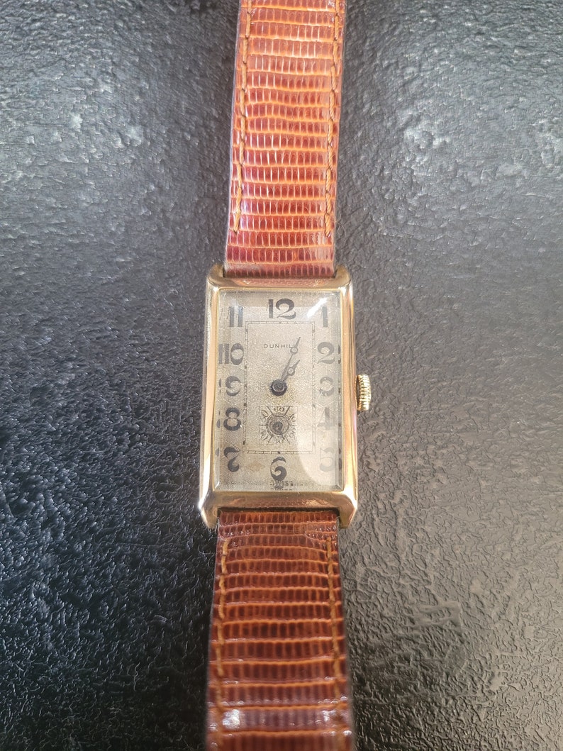 Antique Dunhill Mens Gold Watch -circa 1910 - Etsy