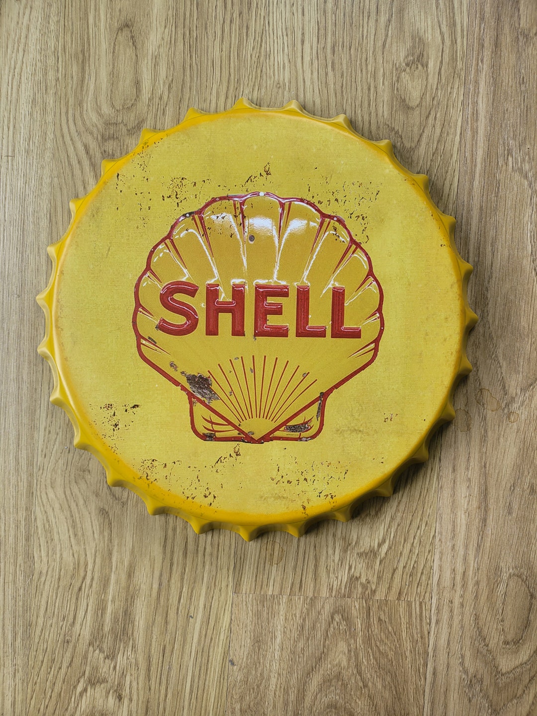 Shell Bottle Top Display Sign - Retro/reproduction - Etsy