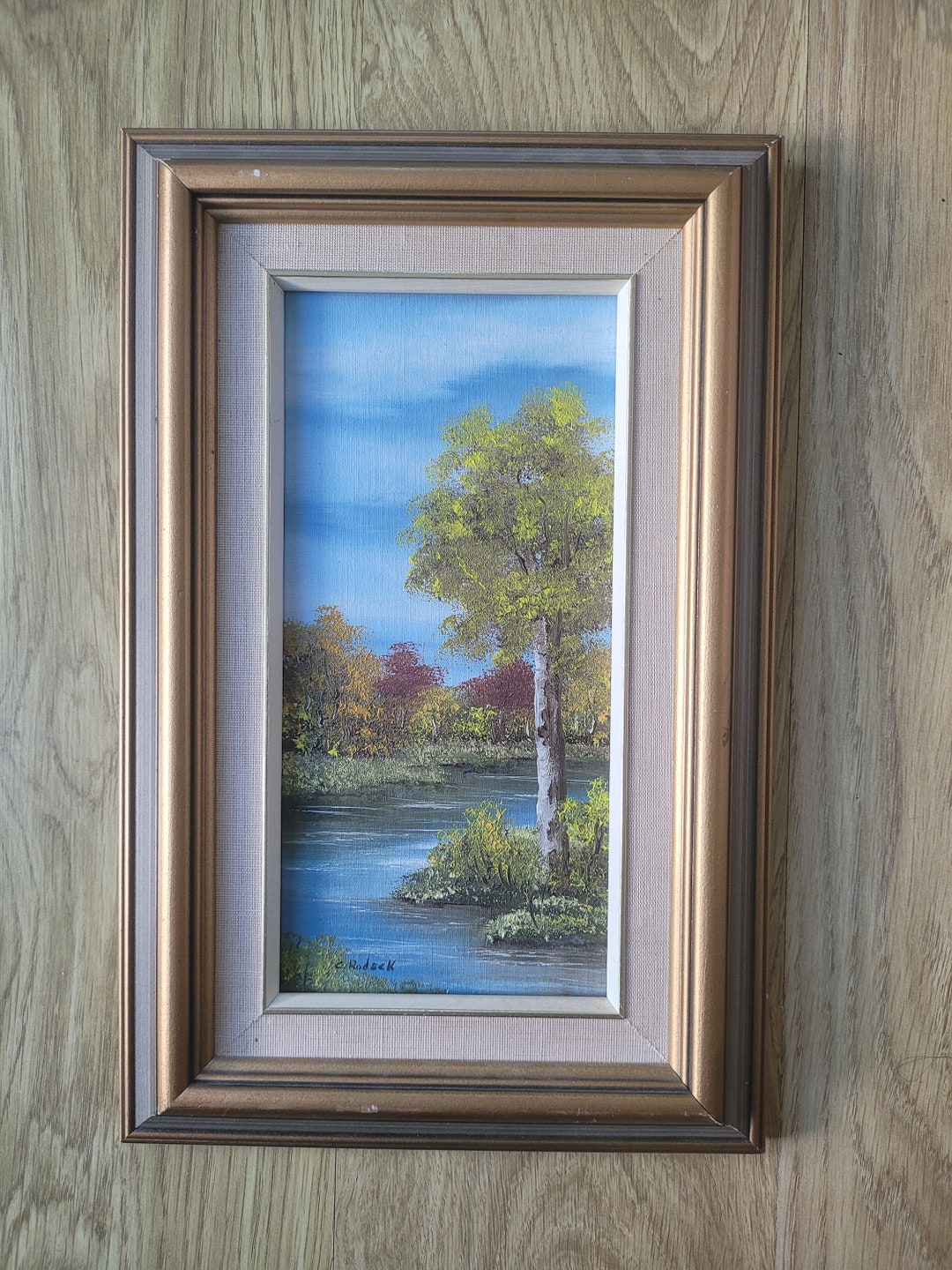 Carl (karl) Rodeck Oil on Canvas Painting - Antique - Etsy