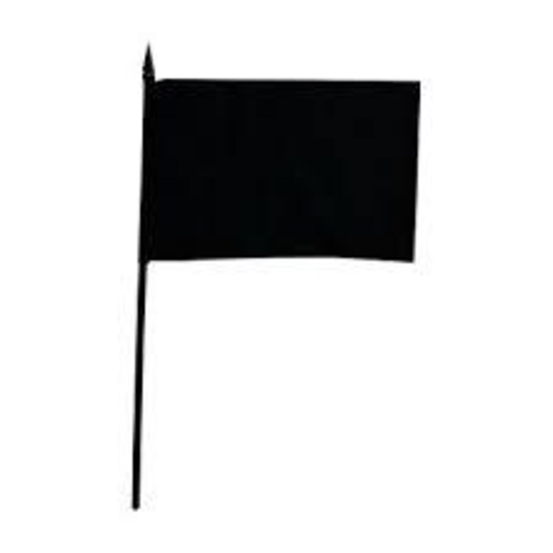 Black Miniature Desk Flag – 4x6 Inch Solid Color, Office Decor - Etsy