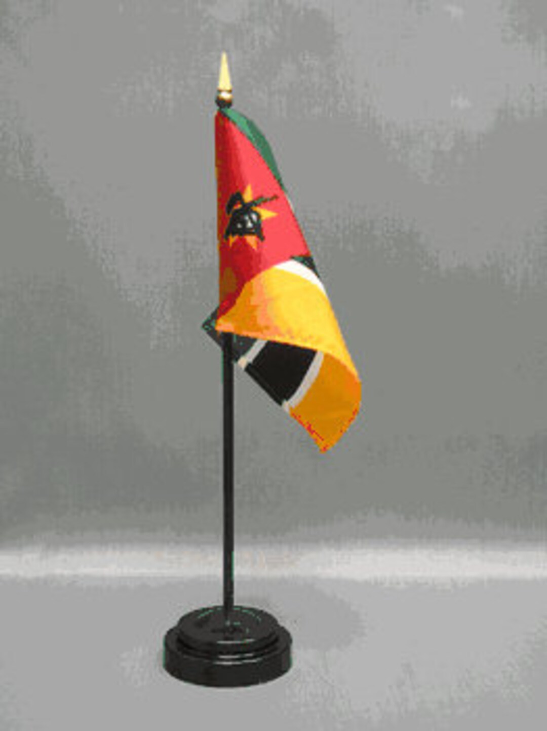 Four X Six Inch Mozambique Mini Flag With Flag Stand. Over 200 ...