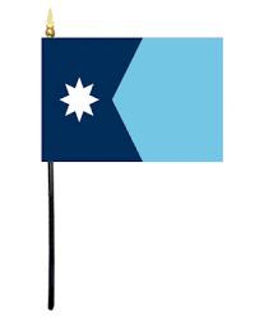 Free Shipping. Minnesota Miniature Flag With Flag Stand - Etsy