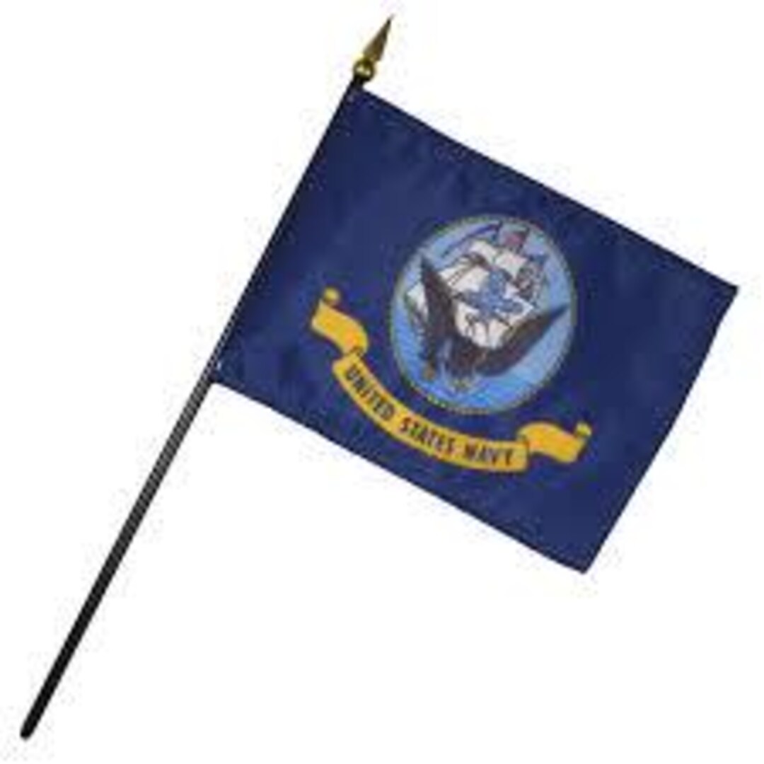 Navy Miniature Desk Flag (4x6") - Etsy