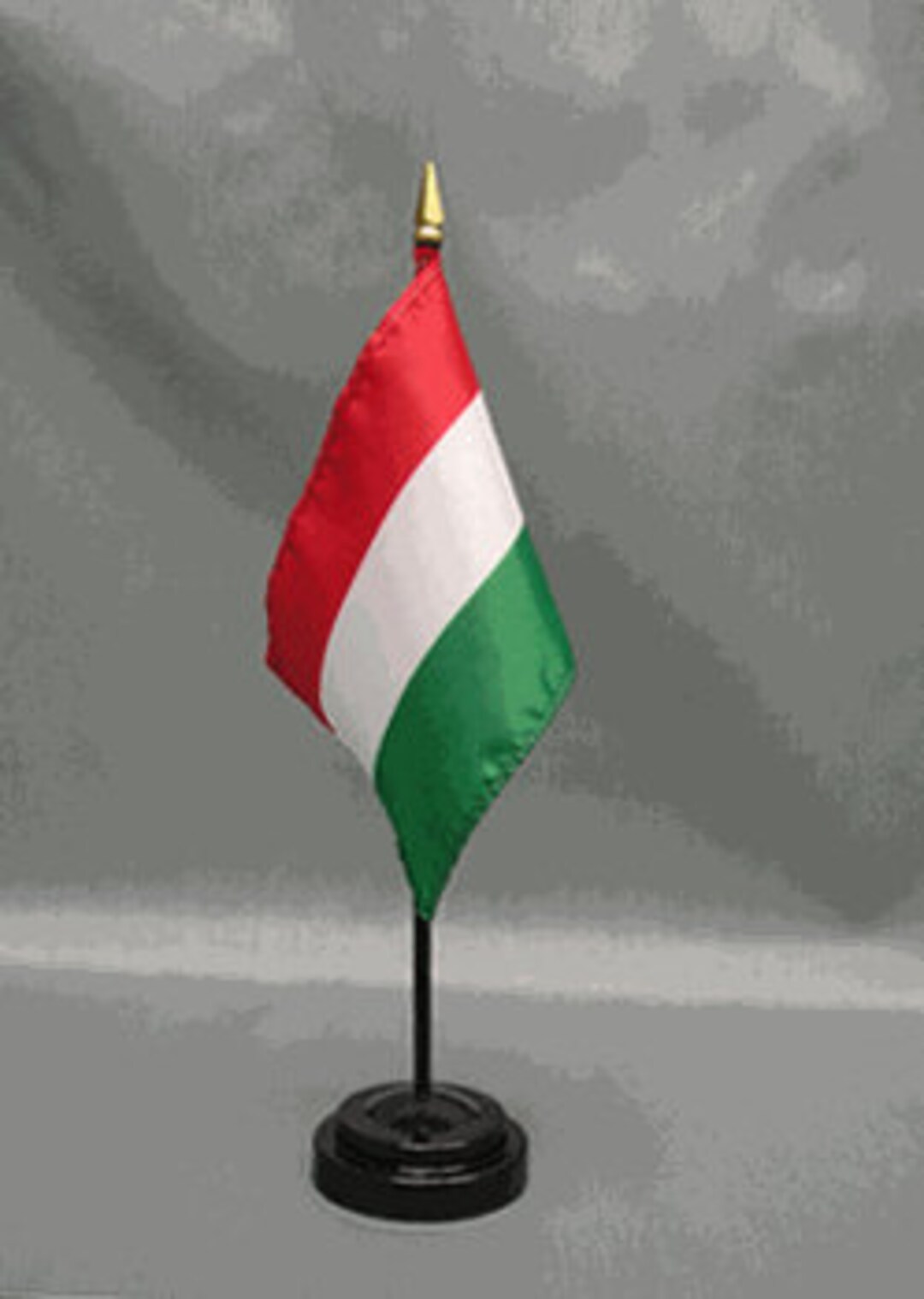 Hungary Miniature Flag 4"x6" With Base Small Hungary Flag Hungary Desk ...