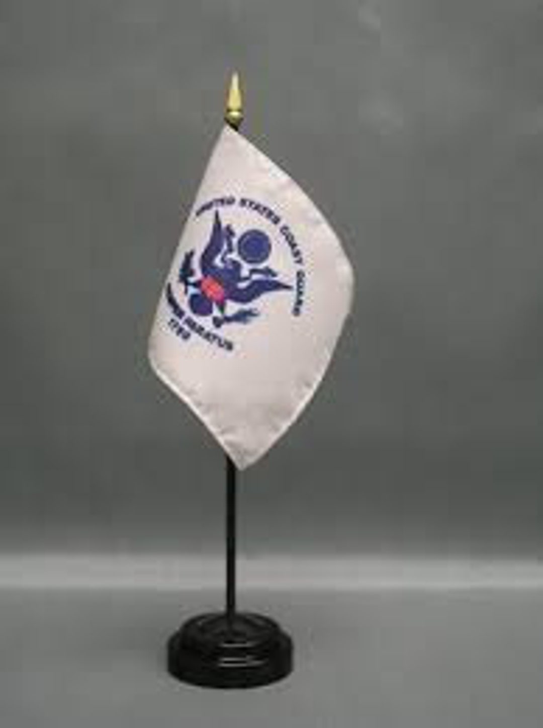 Coast Guard Miniature Flag With Flag Stand - Etsy