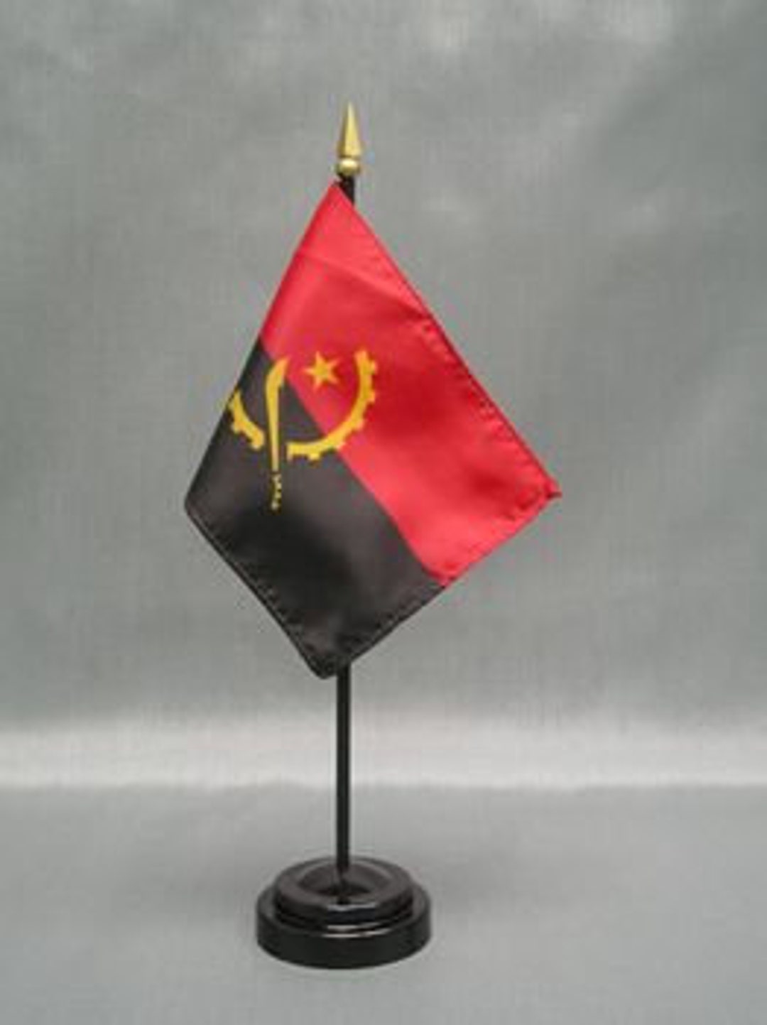 Angola Mini Flag With Flag Stand - Etsy