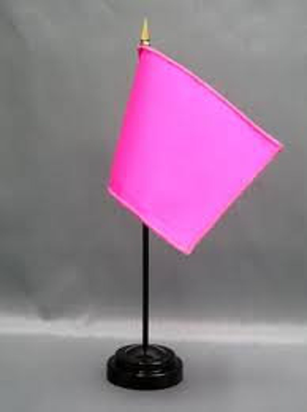 Four X Six Inch Pink Miniature Flag With Flag Stand - Etsy