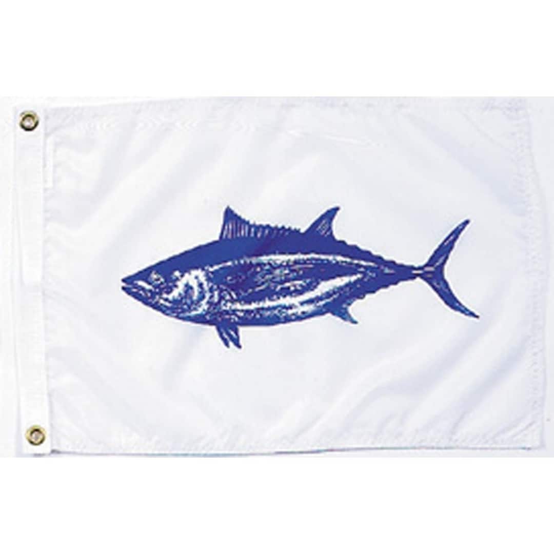 Tuna Fish Flags for Boats Durable Nylon | Colorful Fishing Boat Flag ...