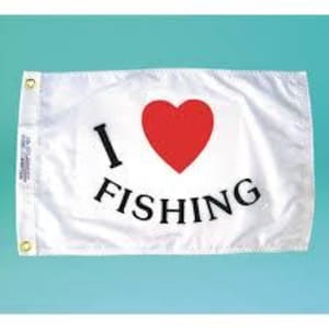 Shark Fish Flags for Boats Durable Nylon | Colorful Fishing Boat Flag ...