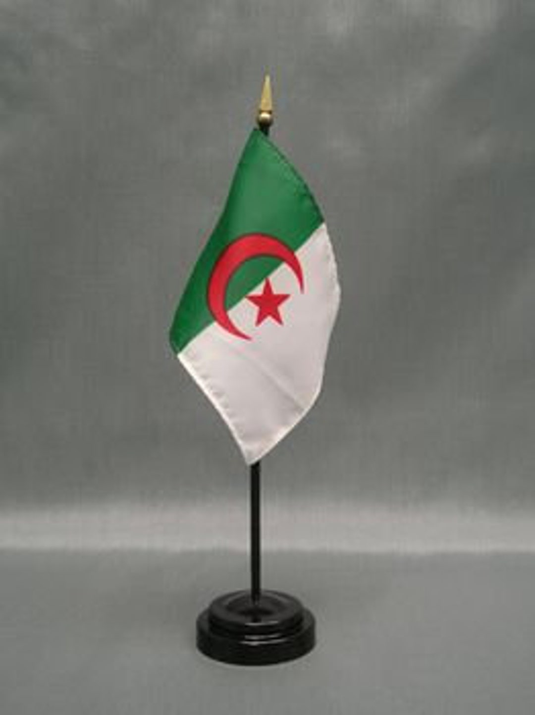 Four X Six Inch Algeria Mini Flag With Flag Stand. - Etsy