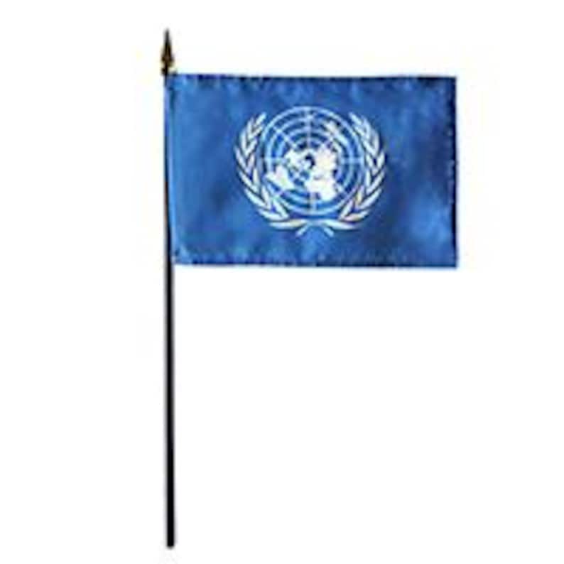 Miniature United Nations Flag – 4x6" UN Desk Decor - Etsy Australia