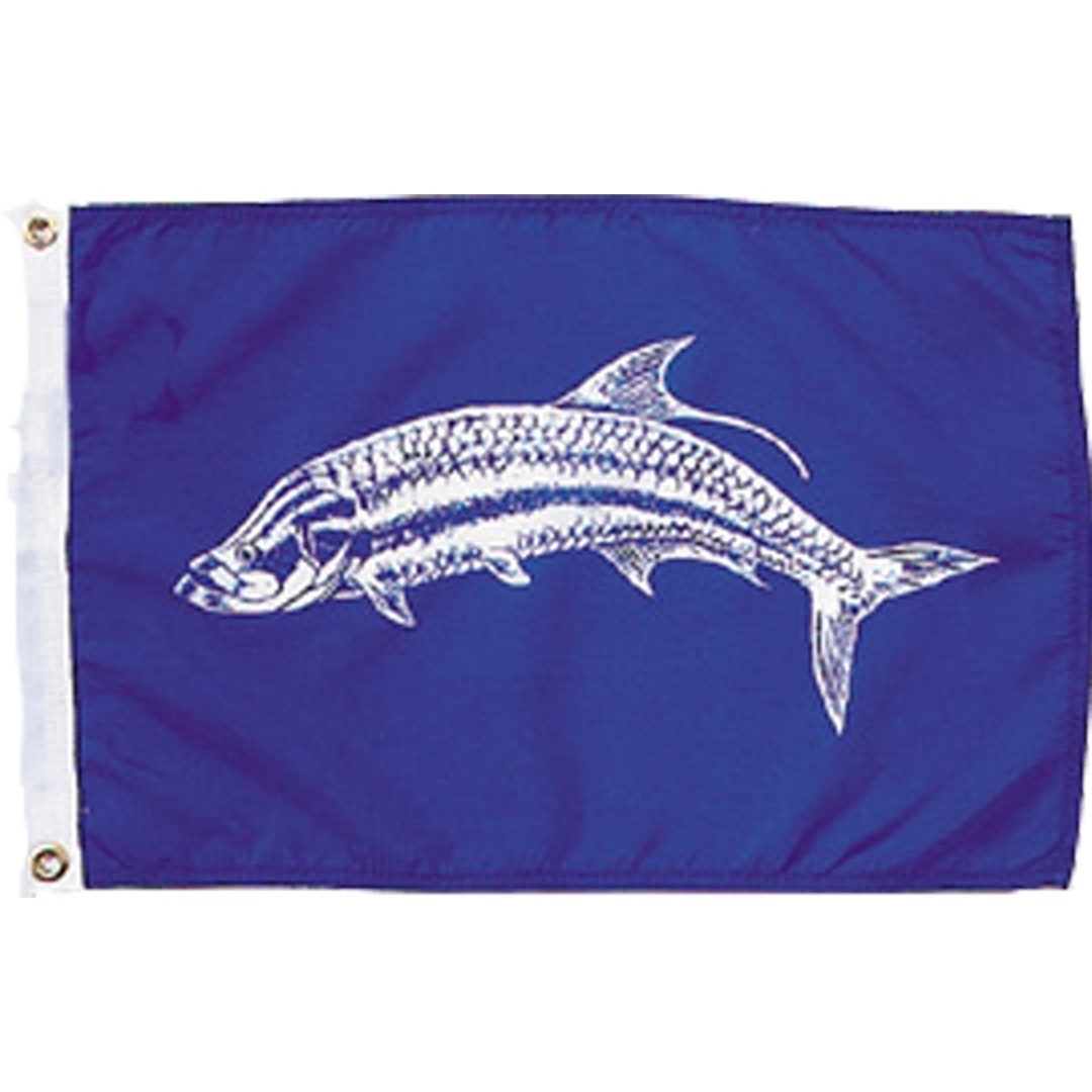 Free Shipping. Tarpon Fish Flag - Etsy