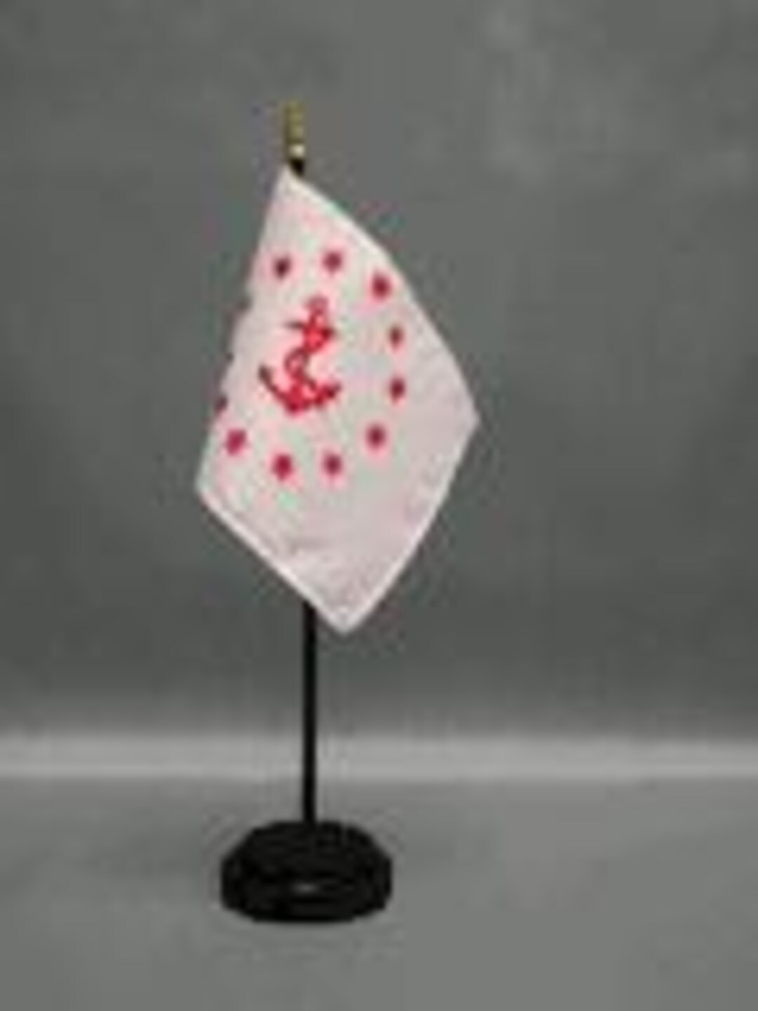 Miniature Rear Commodore Nautical Flag With Base – Four X Six Inch Rear ...
