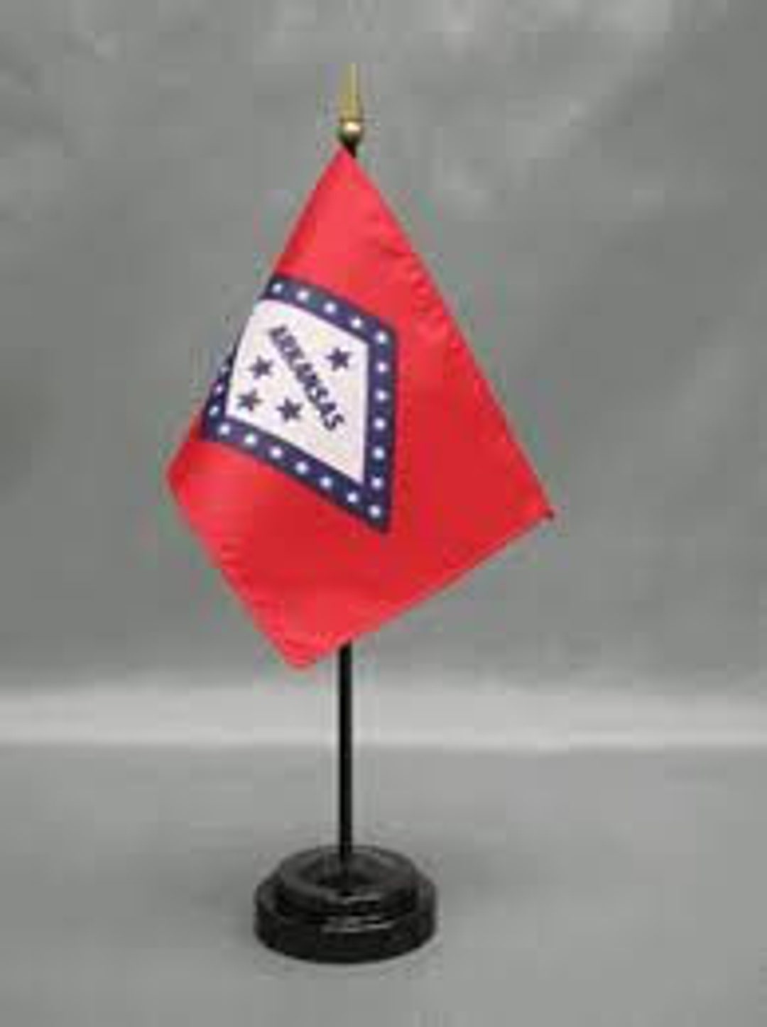 Arkansas Miniature Desk Flag With Flag Stand - Etsy