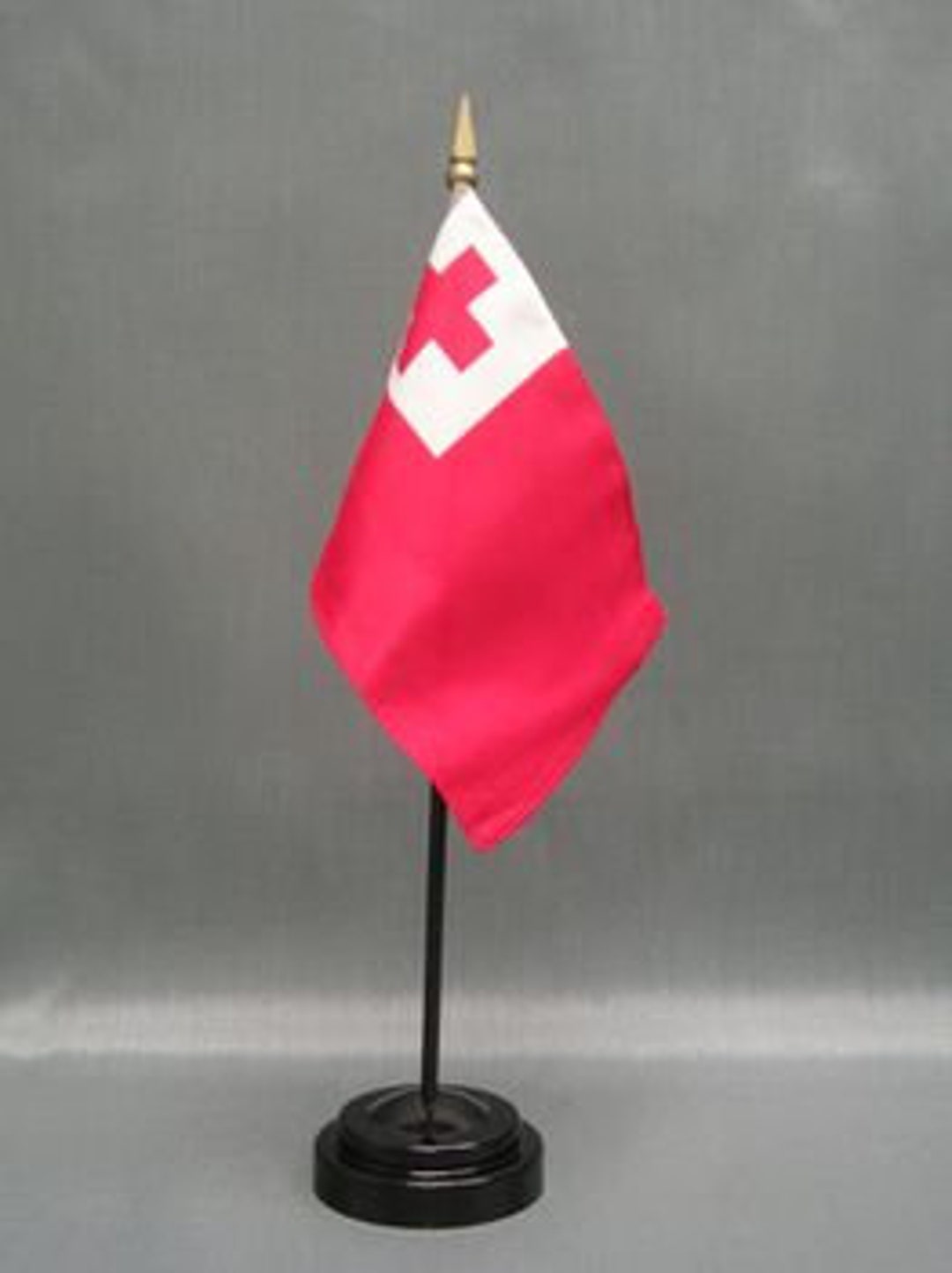 Tonga Miniature Flag With Flag Stand - Etsy