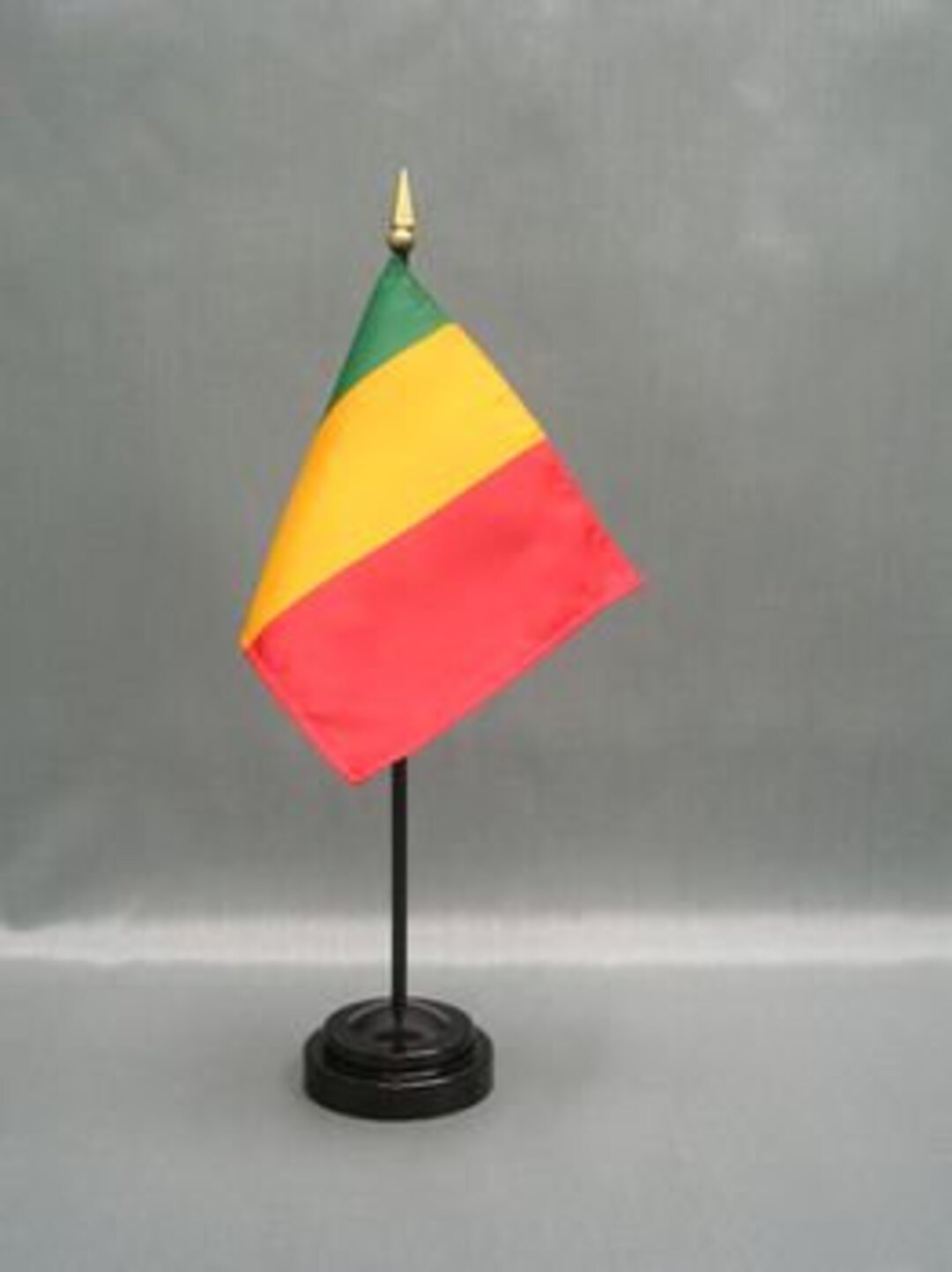 Four X Six Inch Mali Mini Flag With Flag Stand. Over 200 International ...