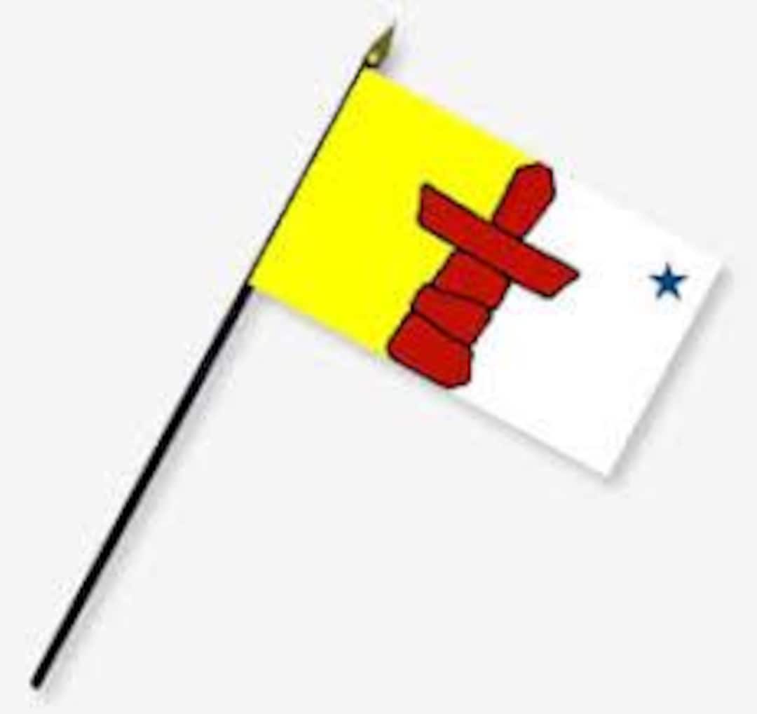 Nunavut Miniature Flag Four X Six Inches. Nunavut Culture, Nunavut ...