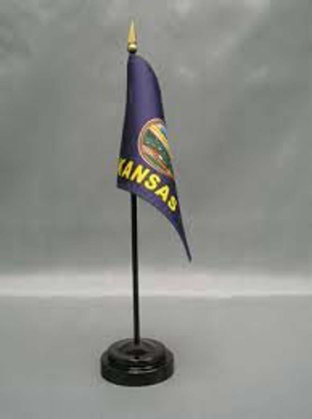Kansas Miniature Flag With Flag Stand - Etsy
