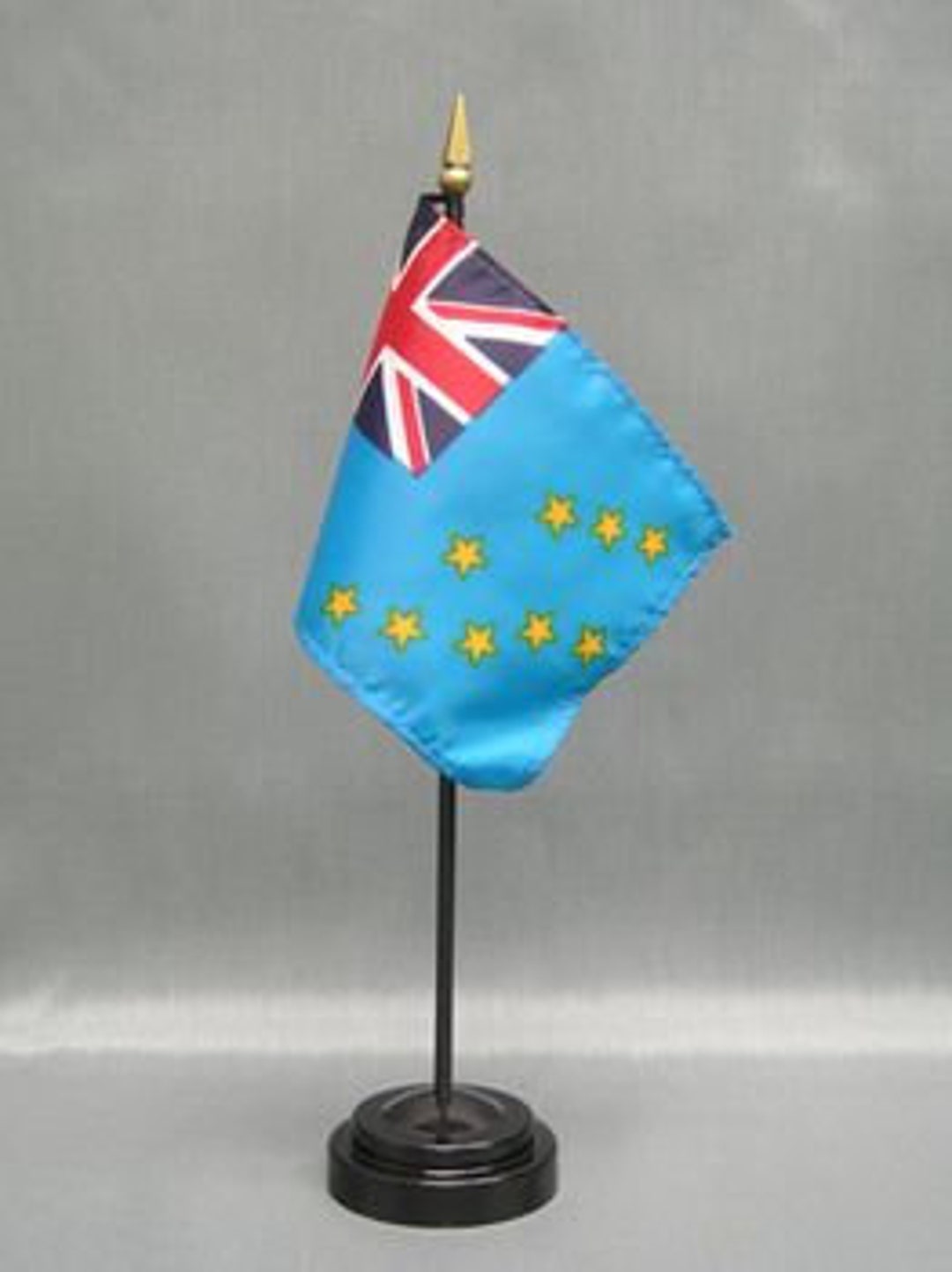 Tuvalu Miniature Flag With Flag Stand - Etsy