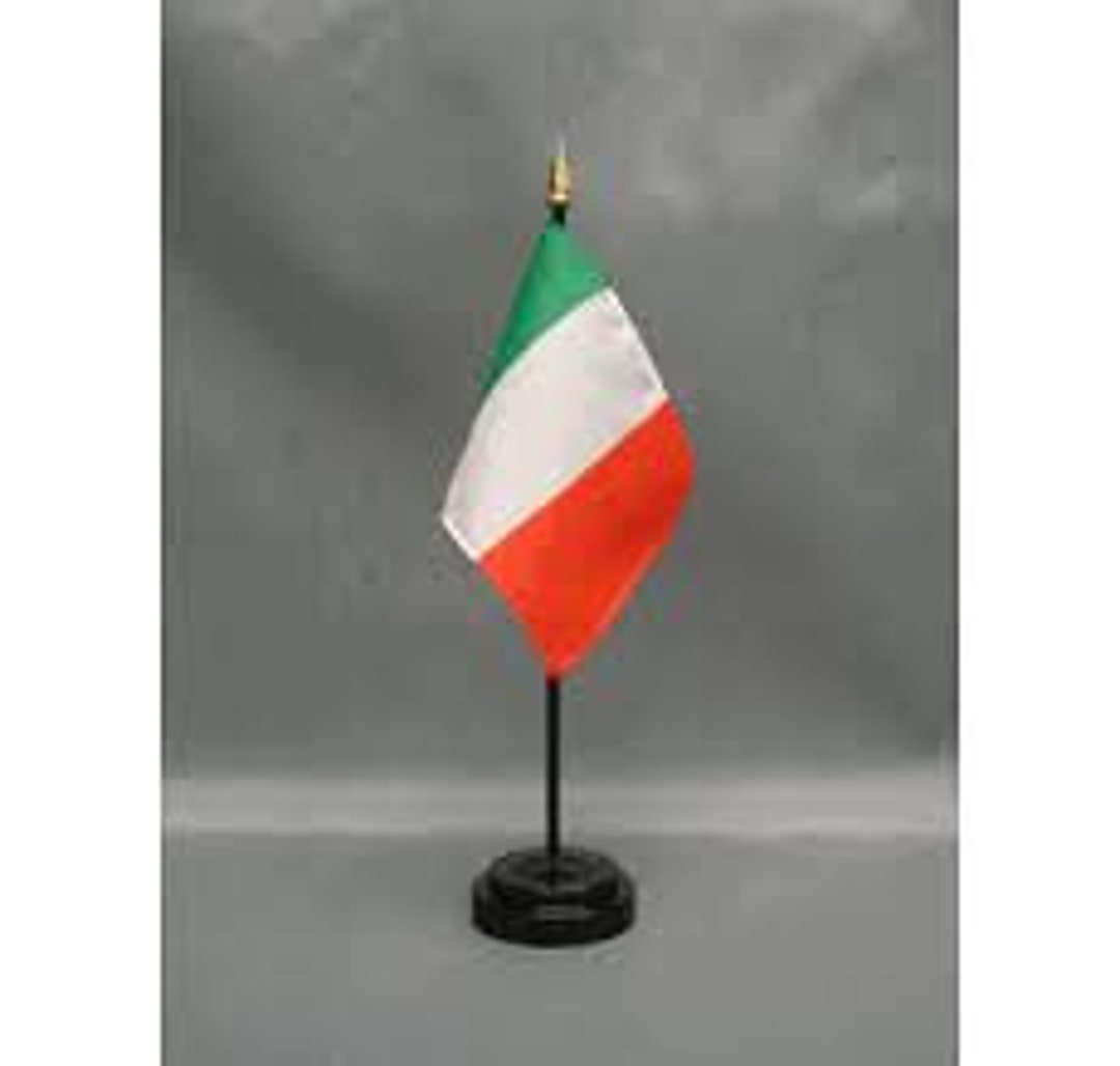 Four X Six Inch Ireland Mini Flag With Flag Stand. Over 200 ...