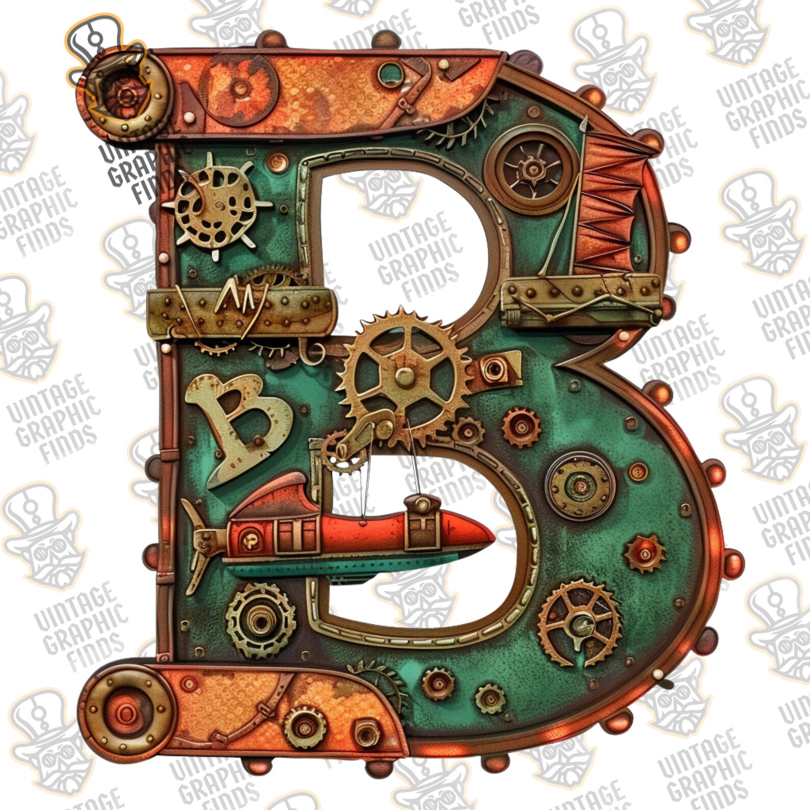 Airship Clipart, Comic Clipart, Steampunk Airships, Steampunk Clipart ...