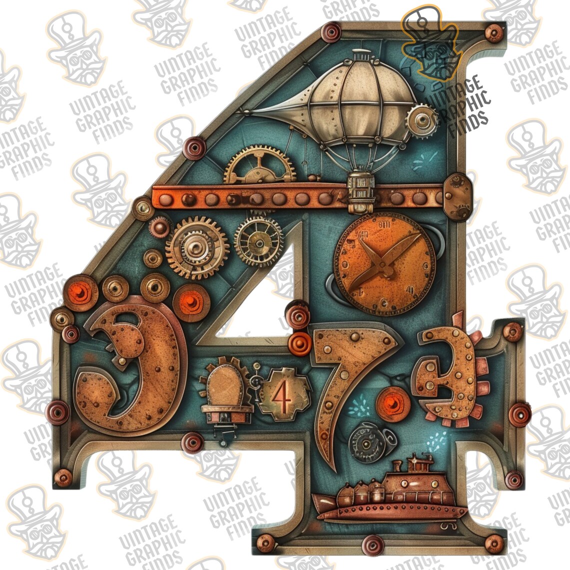 Airship Clipart, Comic Clipart, Steampunk Airships, Steampunk Clipart ...
