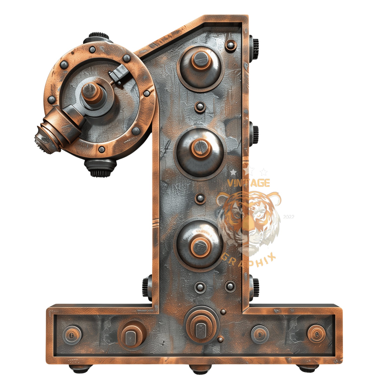 Steampunk Alphabet - Steampunk Letters - Steampunk Printable Clipart ...