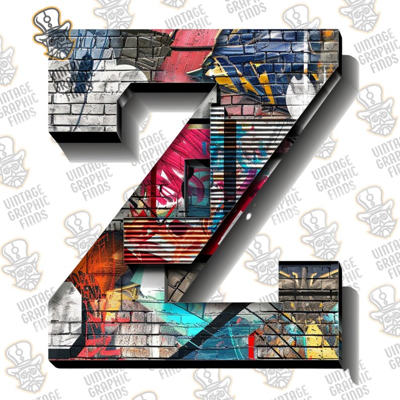 Graffiti Clipart, Urban Alphabet, Street Art Clipart, Urban Font ...