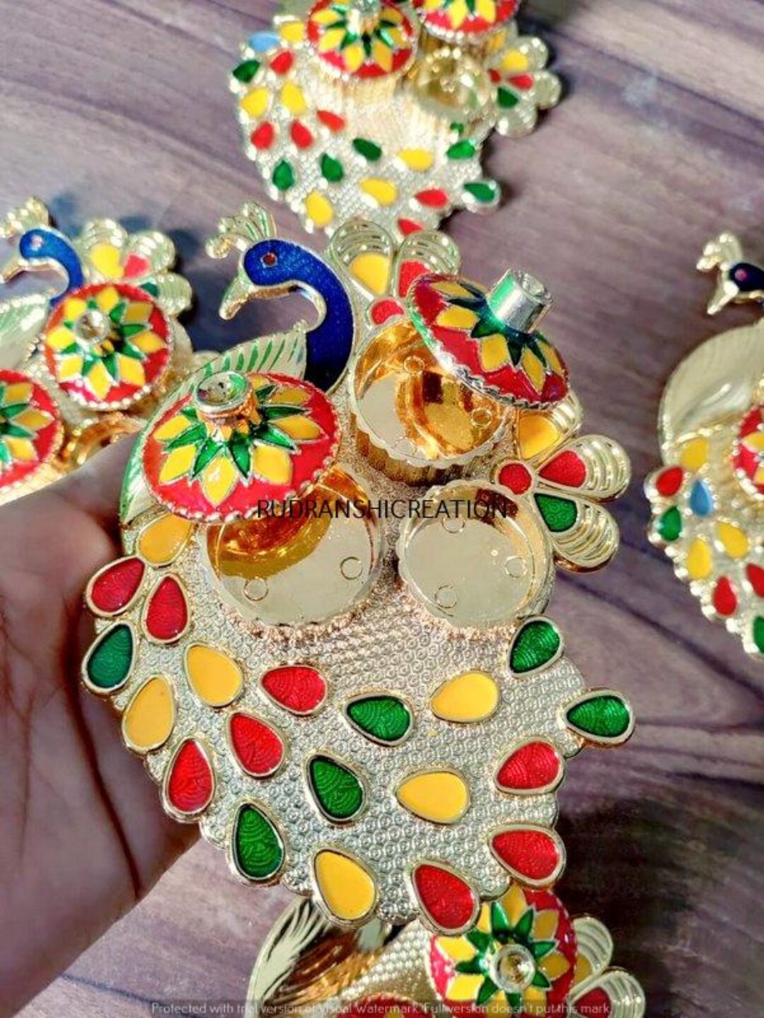 Small Haldi Kumkum Thali, Bulk Return Gifts, Indian Favors ...