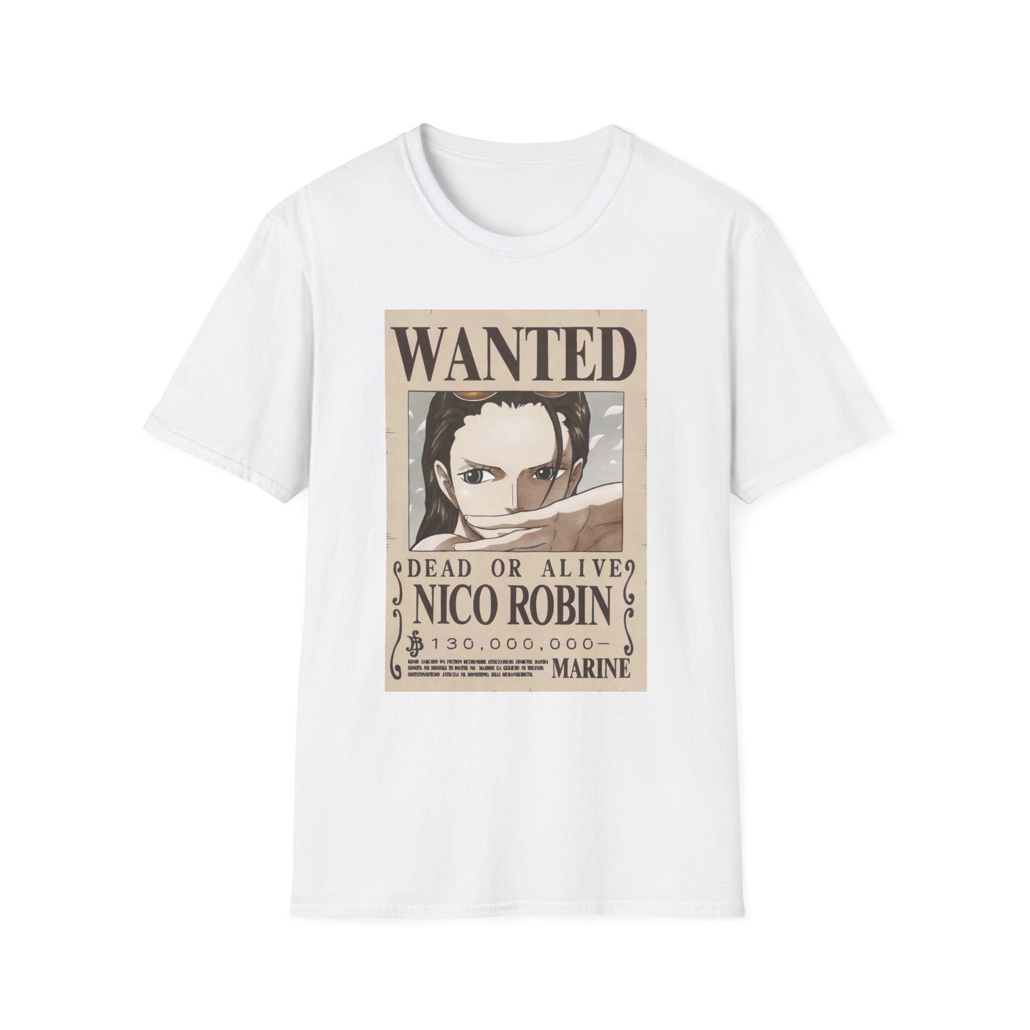 Nico Robin Wanted Poster wano/egghead T-shirt One Piece Anime Merch ...