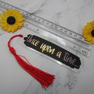 Custom Acrylic Book Mark | Gift for Book Lover | Birthday Gift ...