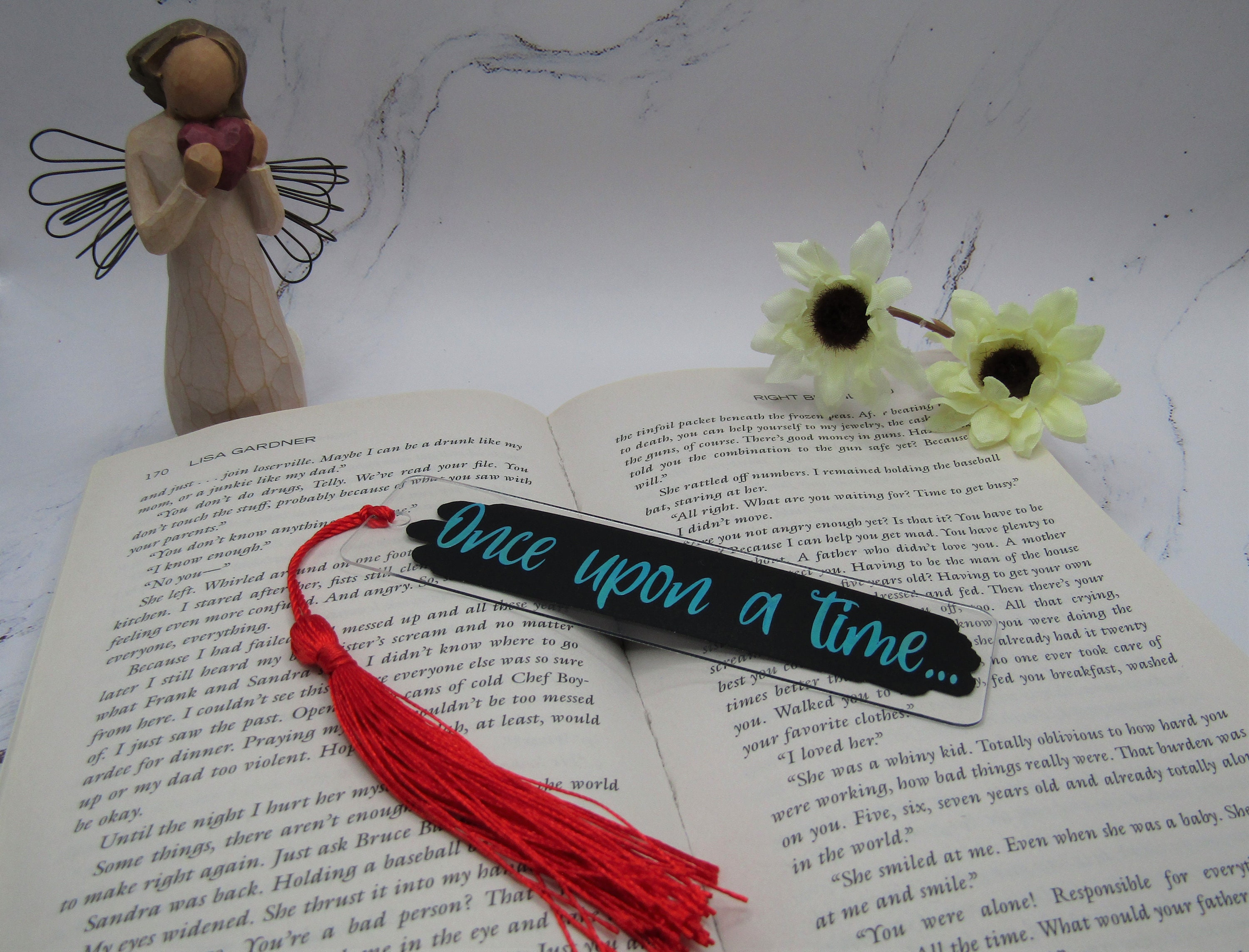 Custom Acrylic Book Mark | Gift for Book Lover | Birthday Gift ...