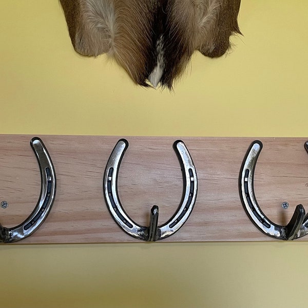 Horseshoe Coat Rack - Etsy