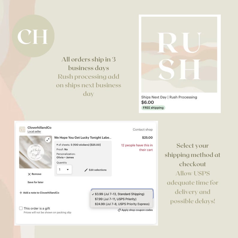 Cursive for Richer or Poorer Labels | 2 Inch Round White Matte Stickers ...